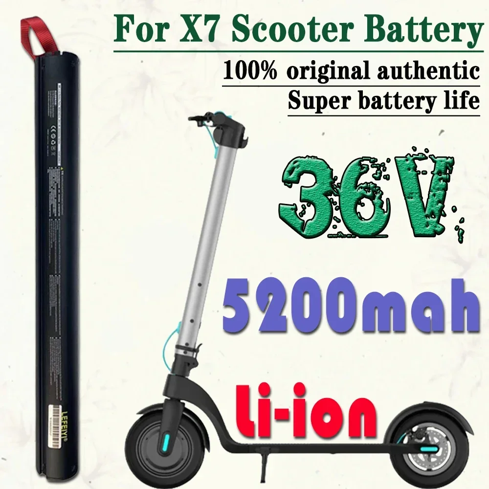 HX X7 Electric Scooter 36V5200mAH Original Battery 18650 10S2P ...