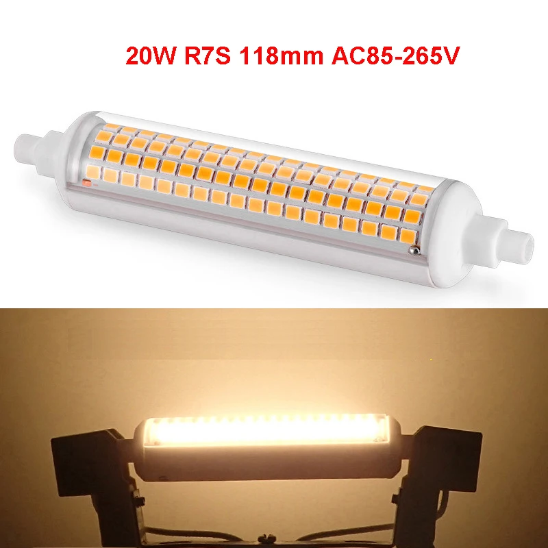 Bombilla-LED-R7S-de-cer-mica-de-alta-calidad-tubo-LED-R7S-de-20w-3000K ...