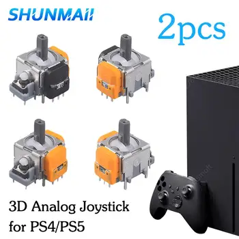 2pcs Hall Effect Joystick Module for PS4/PS5 Replacement 3D Analog ...