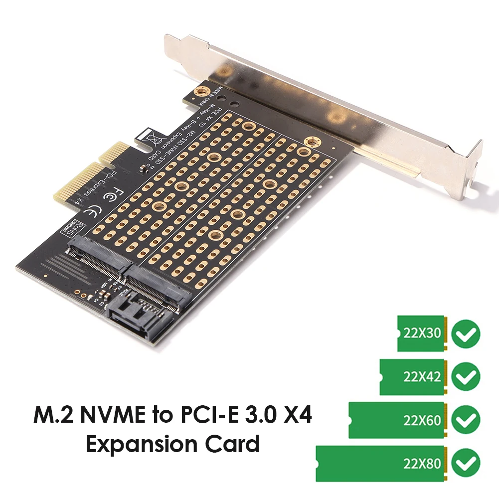 Tarjeta adaptadora PCIe a M2/M.2 M2 NGFF SSD M2 PCIE 3,0 X4 a SATA M ...