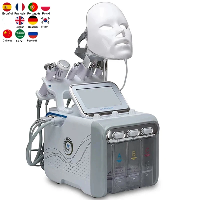 Pro-7-in-1-Hydro-Facial-Dermabrasion-Peel-Skin-Care-Light-Vacuum-Face ...