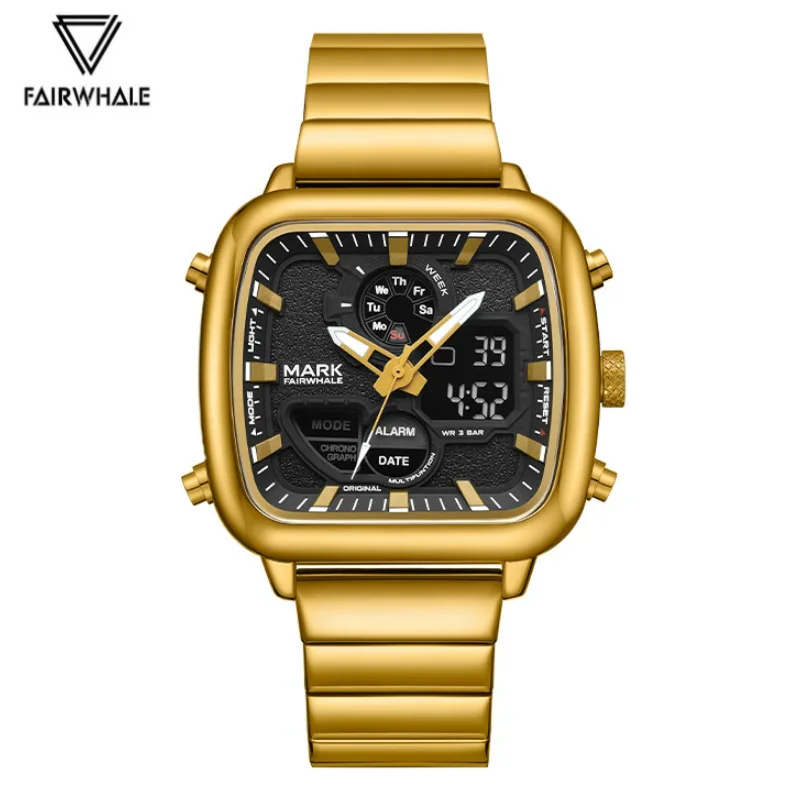 Reloj de Cuarzo Electrónico para Hombre Mark Fairwhale 4420, Luminoso ...