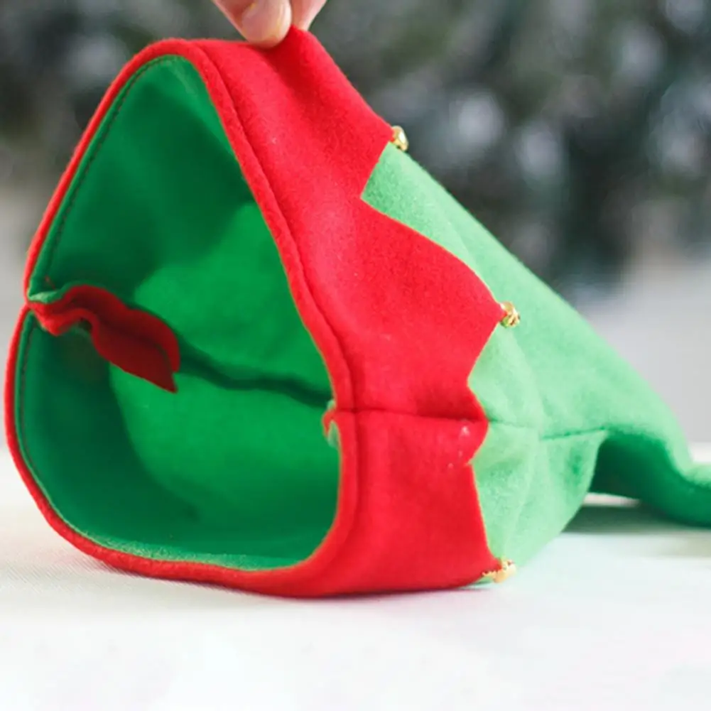 Children-Elf-Cap-Festive-Christmas-Elf-Hat-with-Color-Matching-Little ...