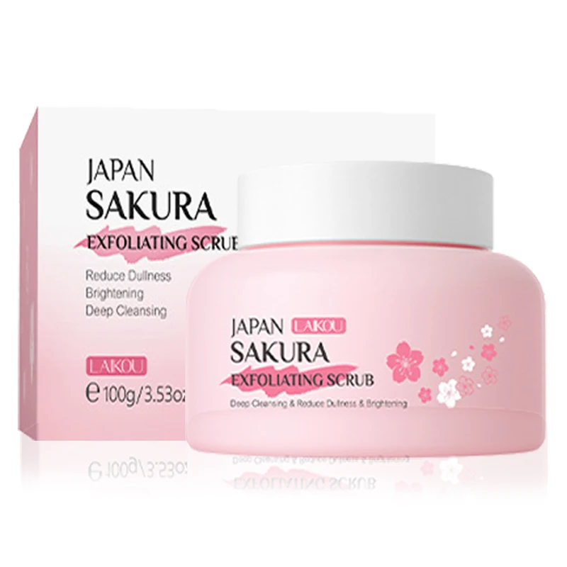 LAIKOU-Sakura-crema-exfoliante-Facial-exfoliante-corporal-hidratante-reafirmante-brillante ...