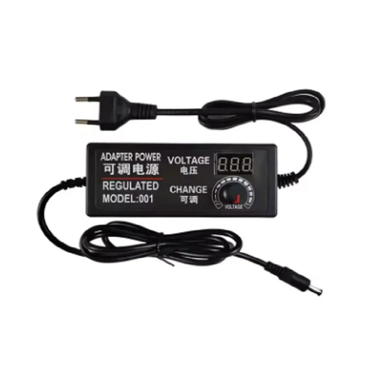 AC Adjustable Transformer Power Adapter AC 220V 100V to DC 5V 9V 12V ...
