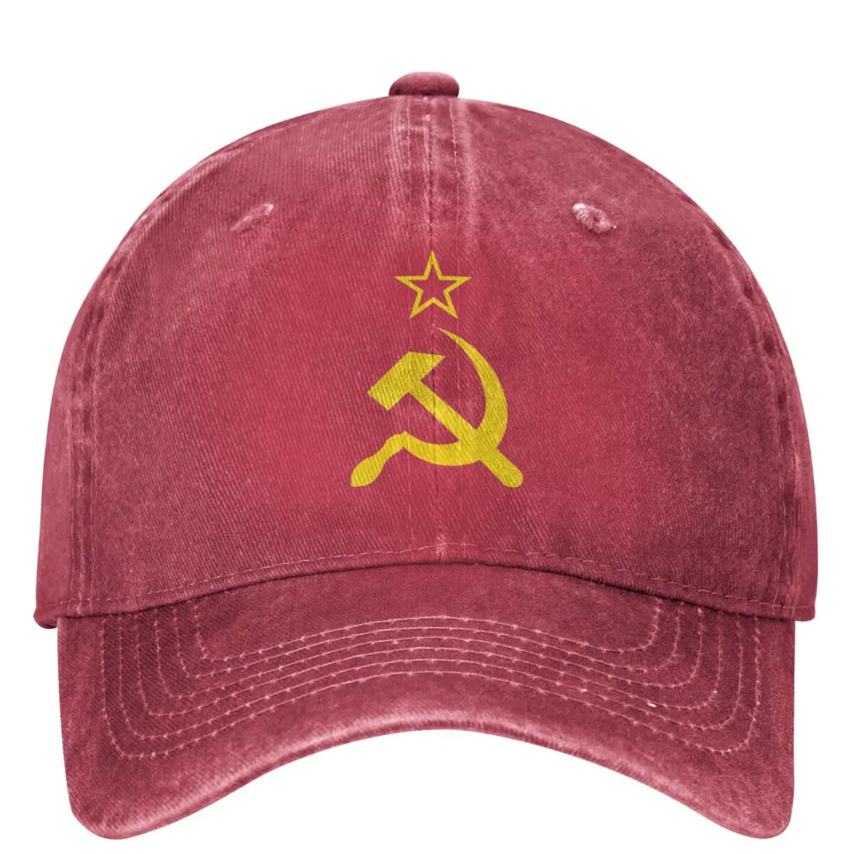 USSR-Hammer-Sickle-CCCP-Retro-Russian-Soviet-Flag-Baseball-Caps-Merch ...