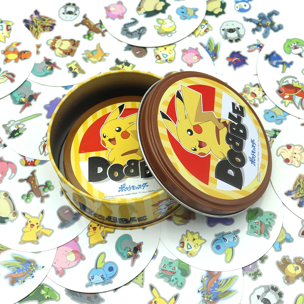 Spot-It-Dobble-Juego-Pokemon-Pikachu-One-Piece-SpongeBob-SquarePants ...