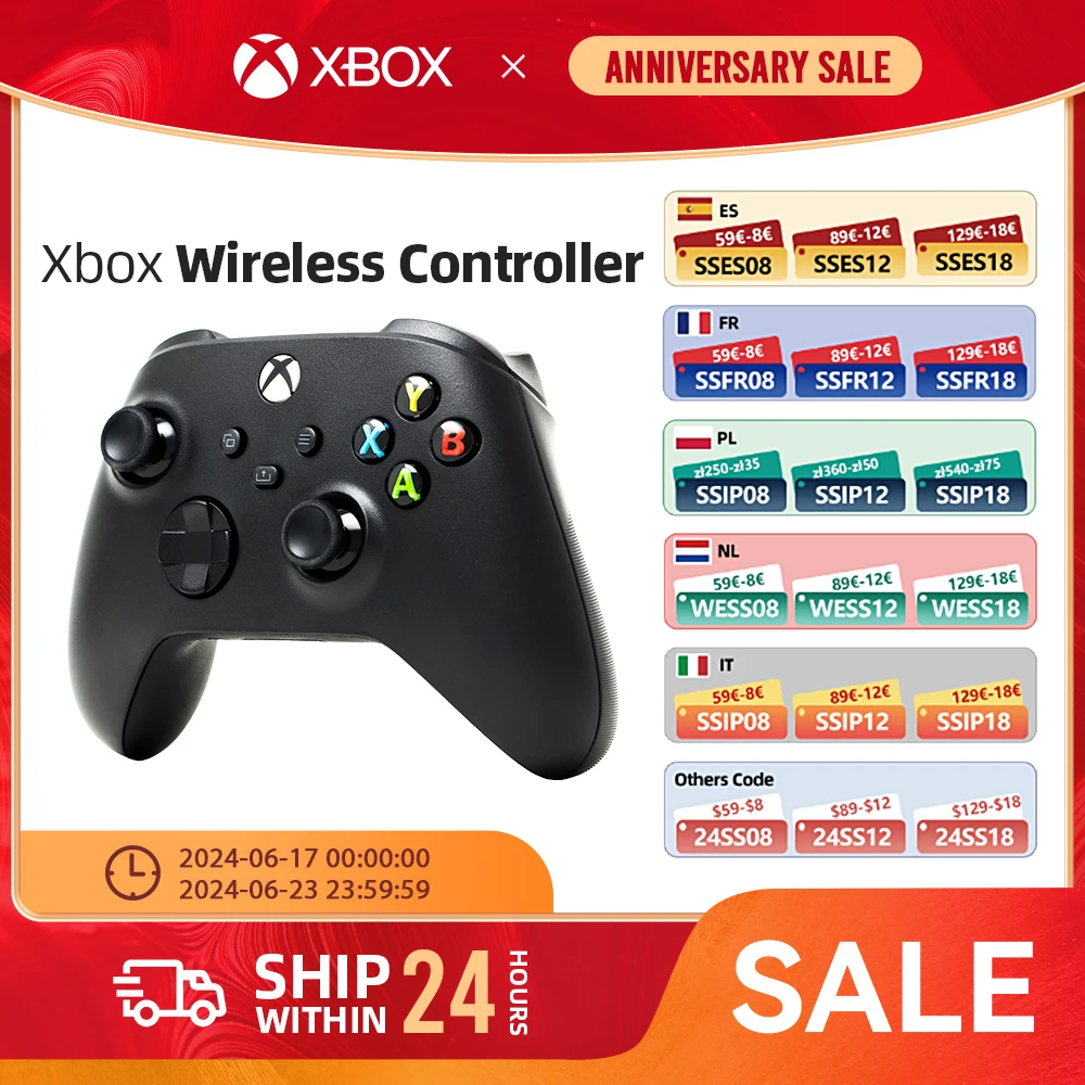 Microsoft-Xbox-Core-White-Wireless-Controller-for-Xbox-Series-S-X-XSS ...