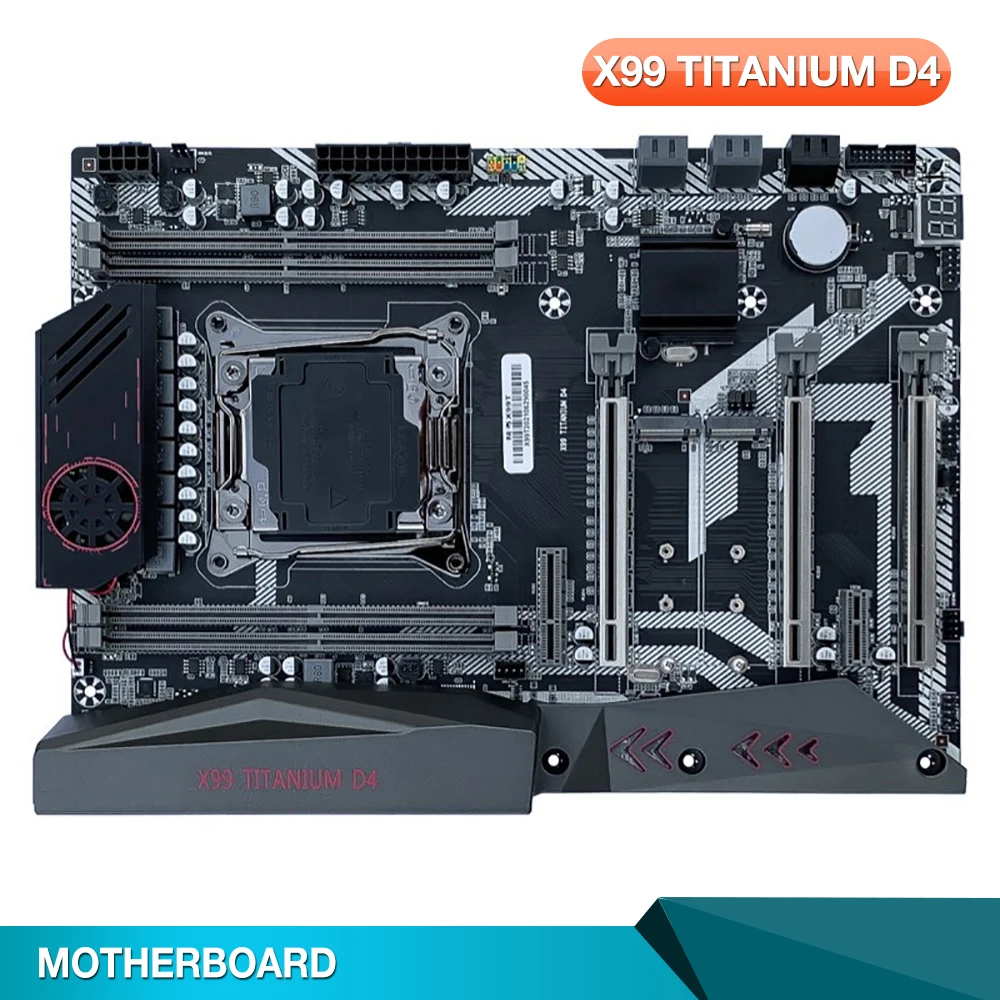 X99 titânio d4 para jginyue lga 2011 v3 ddr4 256g BPCI E 3.0 atx placa mãe de alta qualidade ...