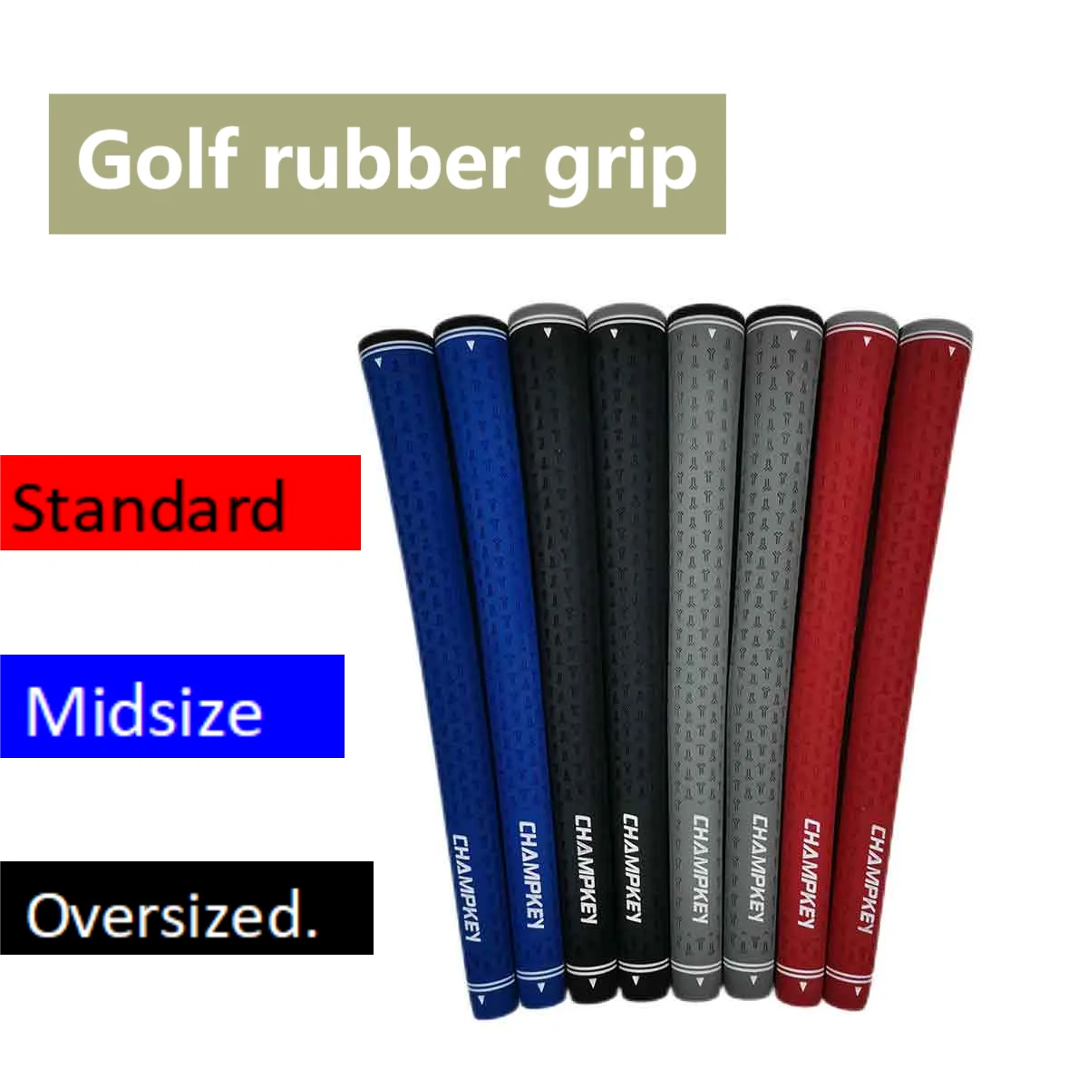 7 Golf Club Grips In A Variety of Colors, Standard Midsize Sizes, Free ...