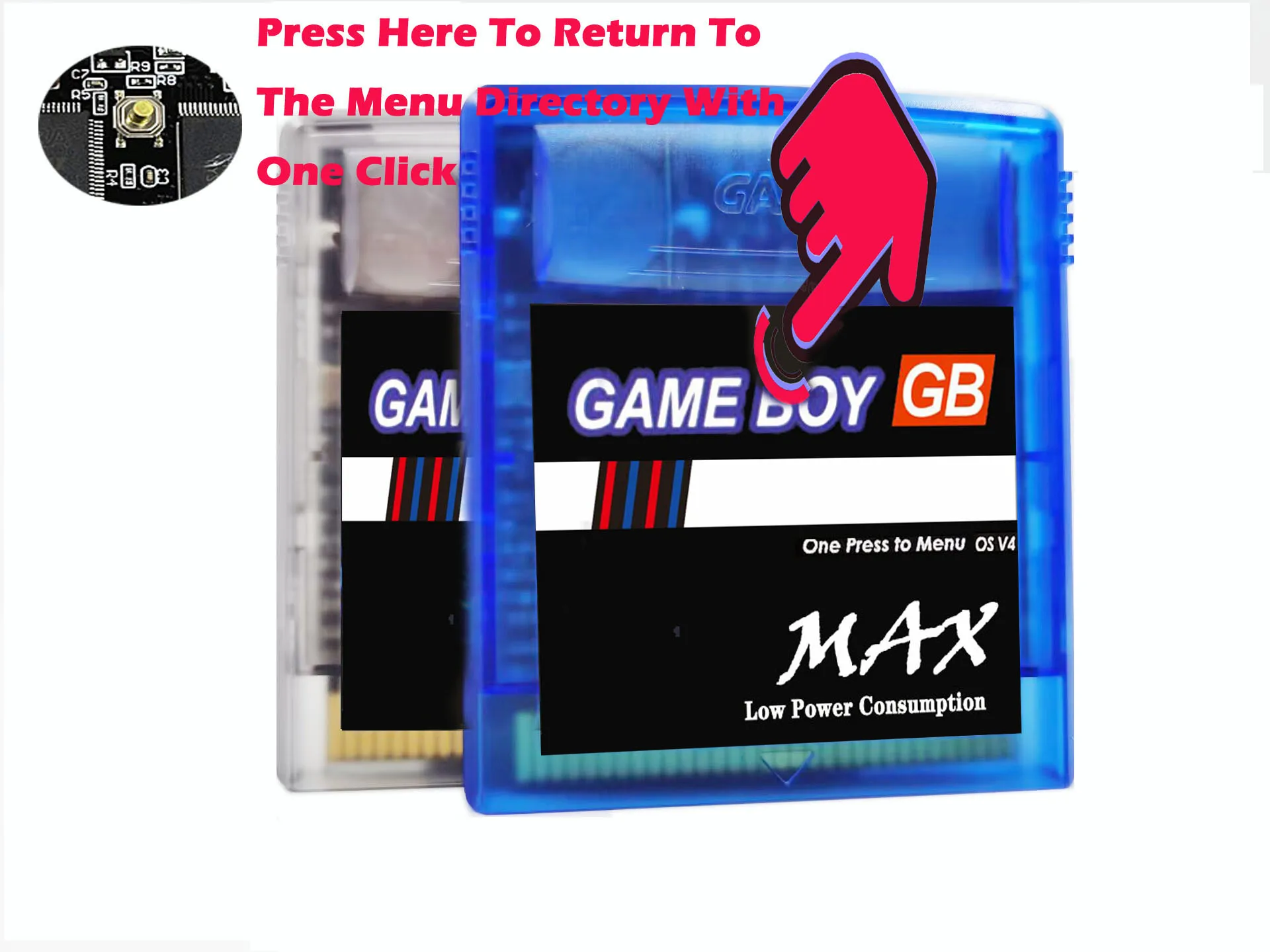 For-Game-Boy-Color-GB-MAX-GBC-Console-game-Cartridge-2750-in1-EDGBS-MAX ...