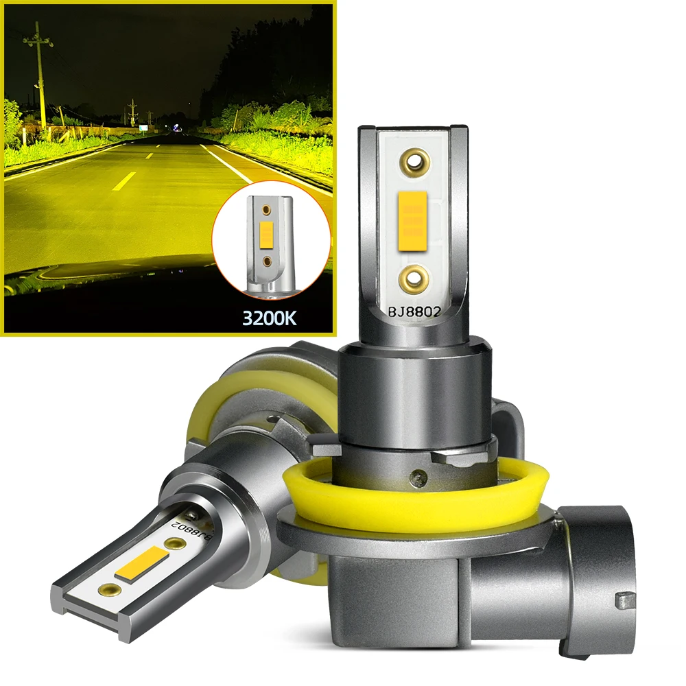 P2MAX 3570 Chips LED-Nebelscheinwerferlampen H11 H8 H9 H16 Plug and ...