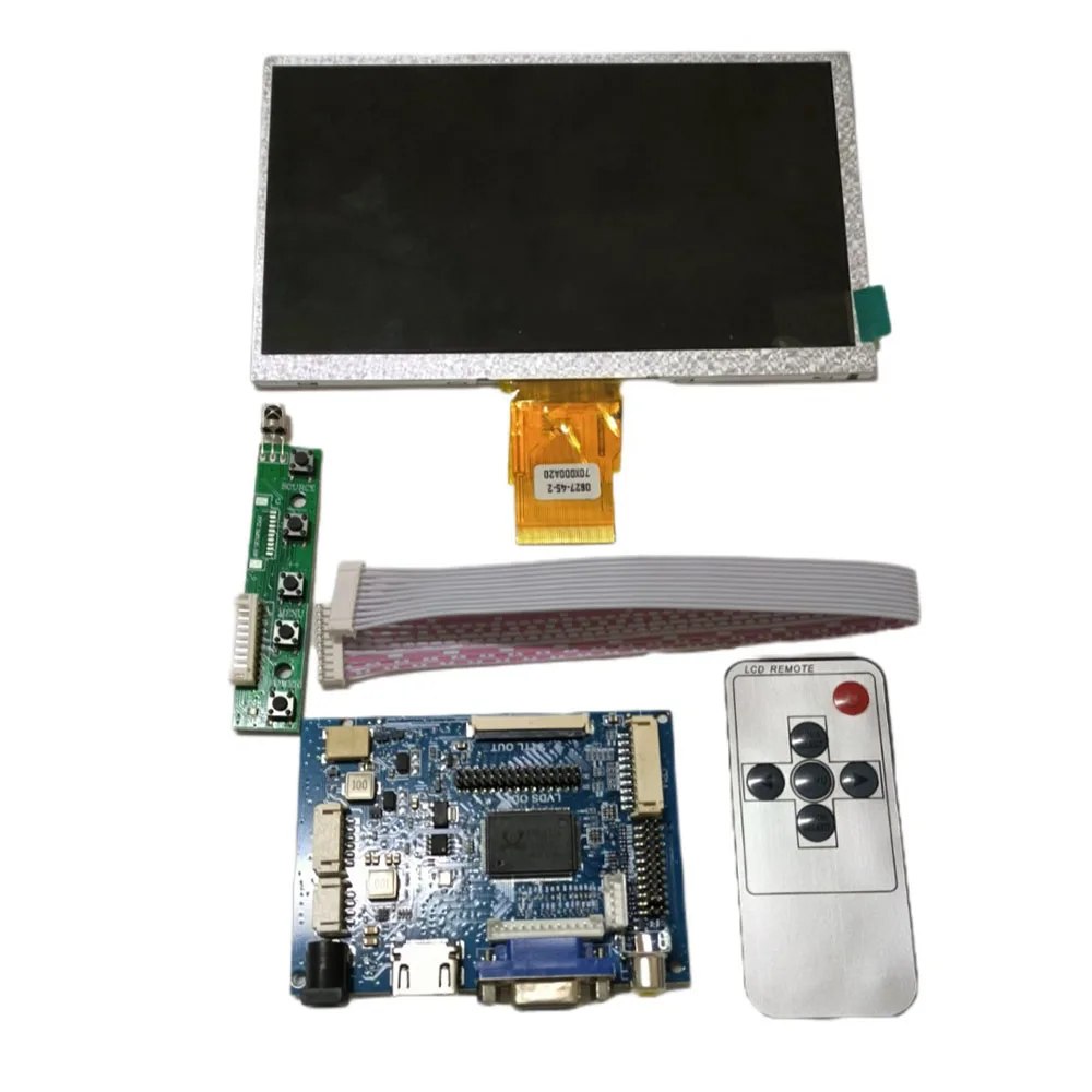 7-Inch-1024-600-Monitor-Kit-HDMI-VGA-2AV-Control-Driver-Board-TFT-LCD ...