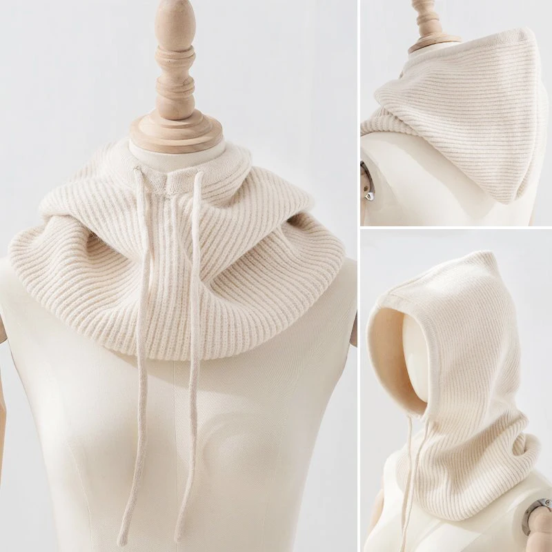 Gorro-con-capucha-de-punto-de-cachemira-sint-tica-Unisex-para-mujer ...