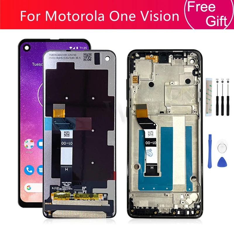 For-Motorola-Moto-One-Vision-LCD-Display-Touch-Screen-Digitizer ...