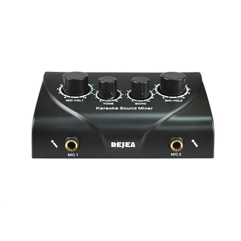 Portable-Dual-Mic-Inputs-Audio-Sound-Mixer-For-Amplifier-Microphone ...
