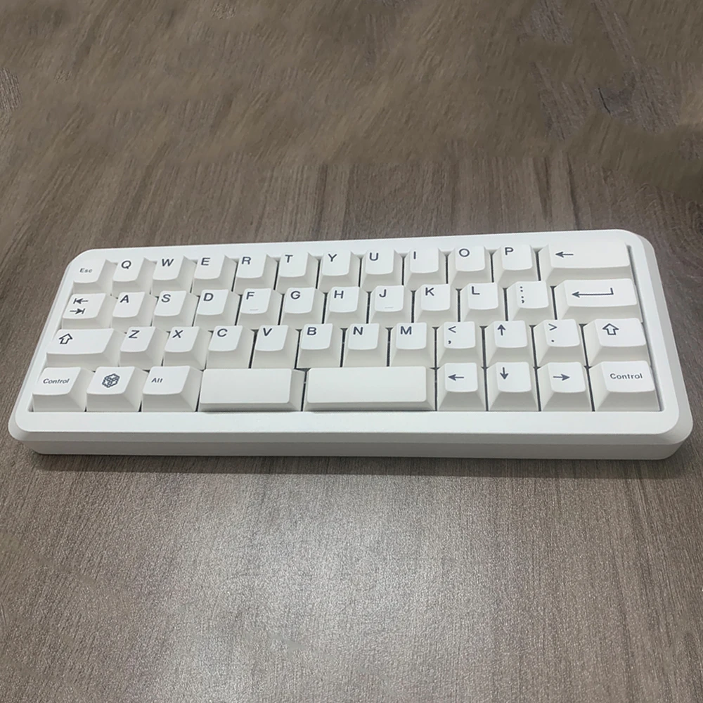 GEEKARK Bow White Blue Keycaps For Planck 40 Alice Layout Mechanical ...