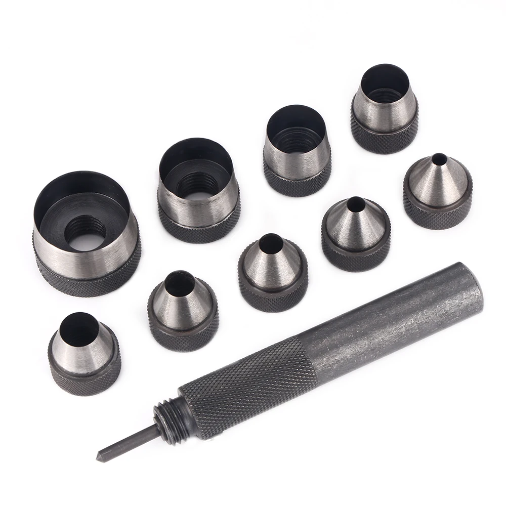 1Set Of Round Punching Tool Replaceable Punching Hollow Punching Tool ...