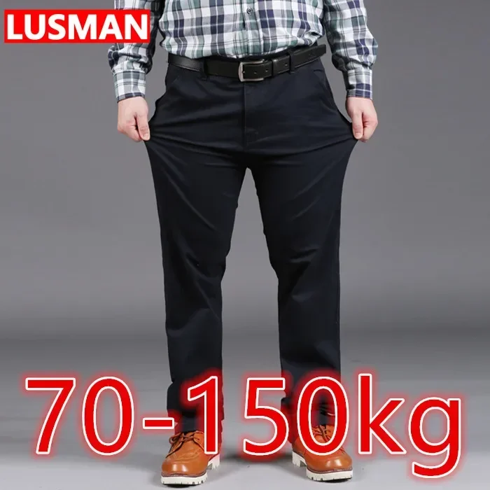 Fat-Men-Casual-Pants-Plus-Size-34-50-Casual-Trousers-Black-Long-Pants ...