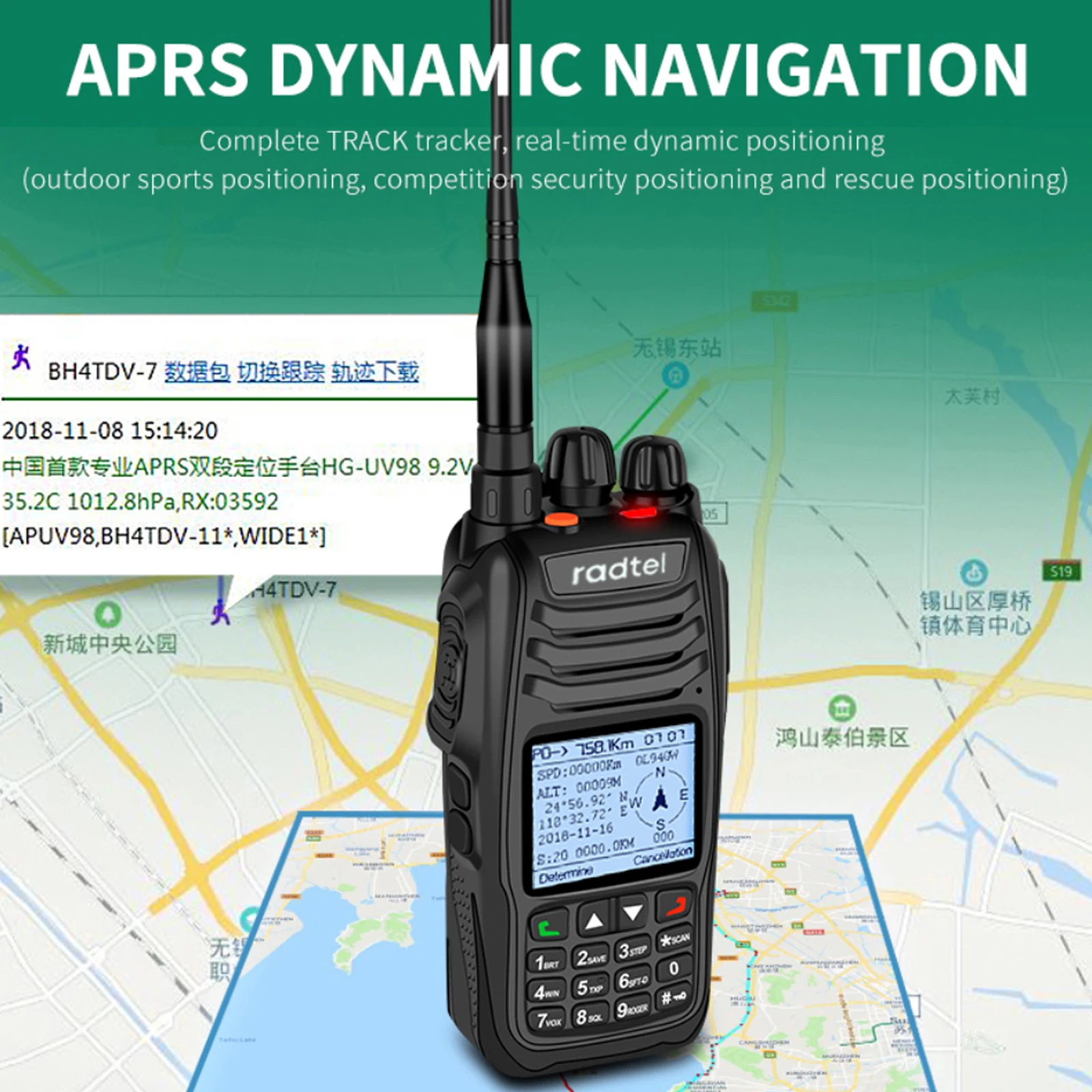 Radtel-RT-790G-Professional-APRS-FM-Transceiver-GPS-BlueTooth-Dual-Band ...
