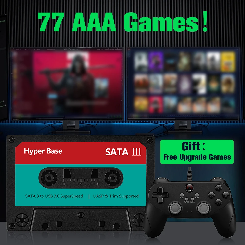 Playnite-Console-de-videogame-retro-HDD-Gaming-Emuladores-AAA-Jogos ...