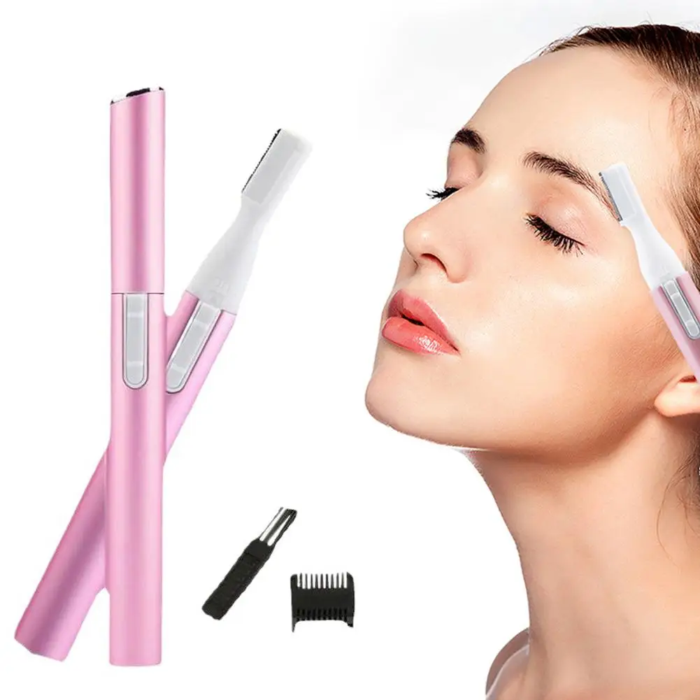Electric eyebrow trimmer Practical Mini Shaver Facial Hair Remover Skin ...