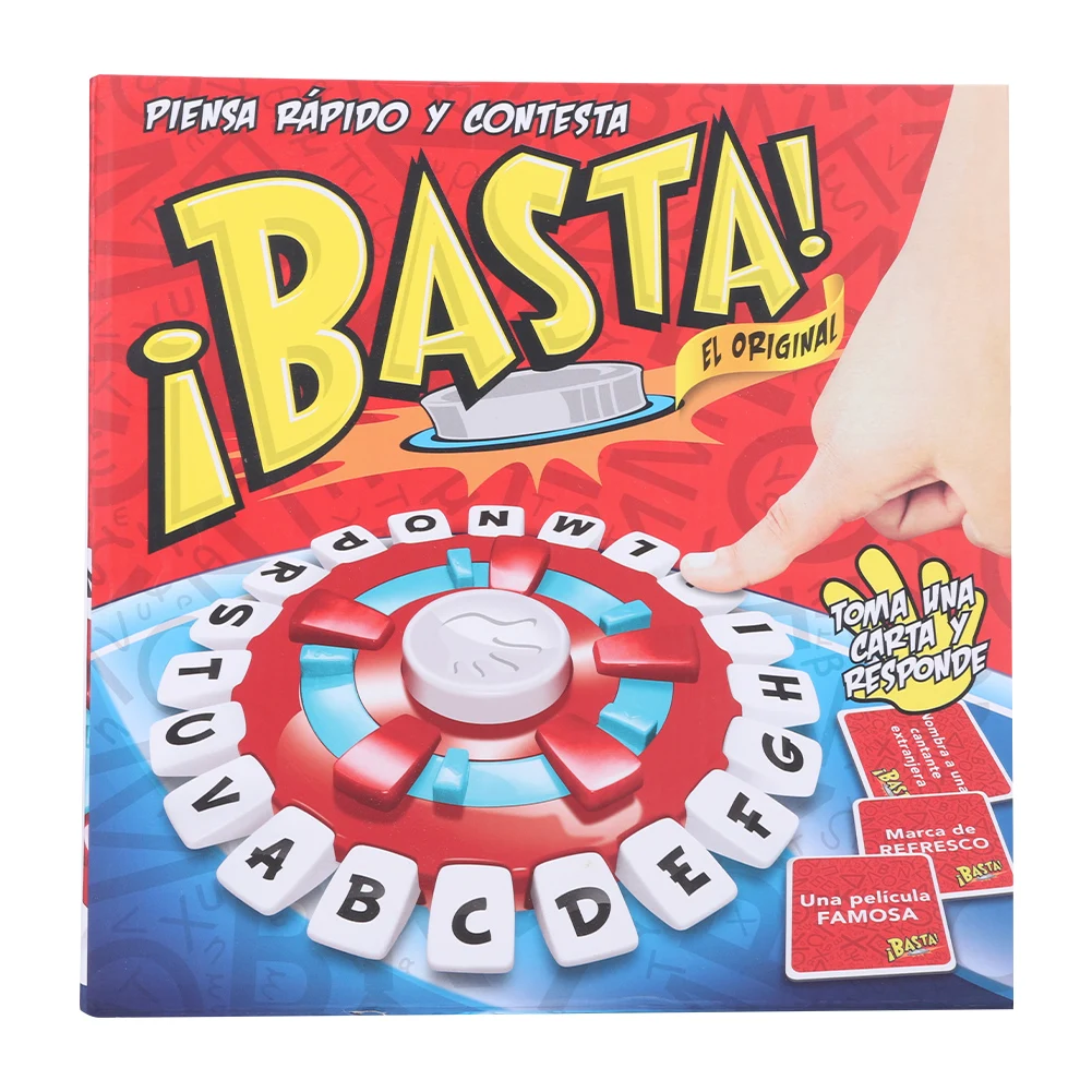 Basta-Espanhol-Quick-Think-Family-Game-Board-Carta-Pressionando-Puzzle ...