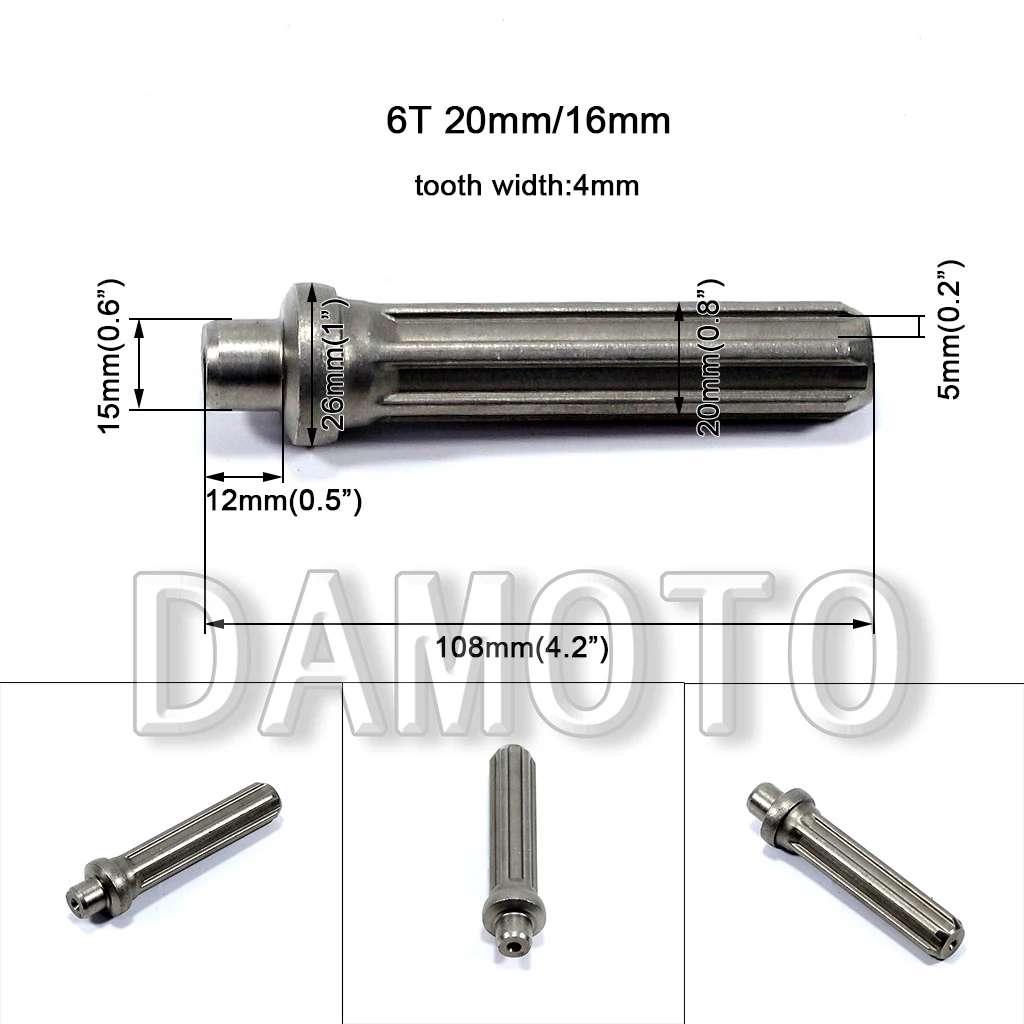 6T-universal-Tricycle-motorcycle-drive-shaft-reversing-gear-connecting ...