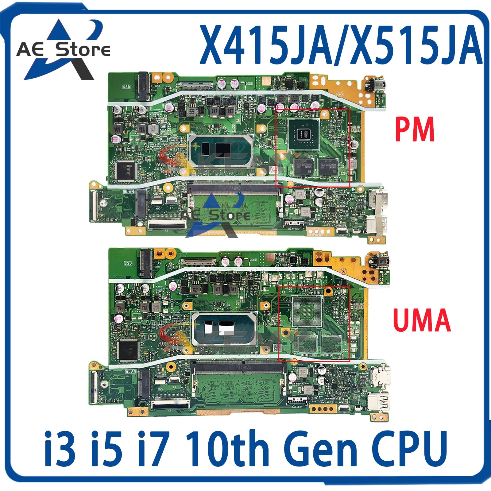 V5200JA-Mainboard-X515JA-X515JP-X515JF-X515JAB-X415JA-X415JP-X415JF ...