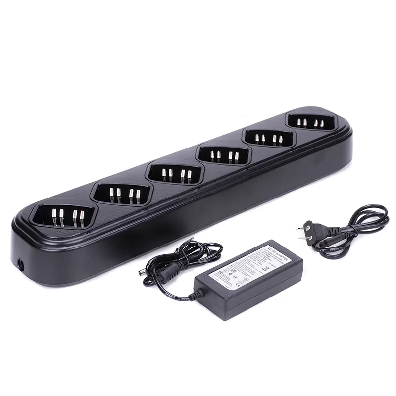 Radio-Six-Way-Single-Row-Universal-Rapid-Charger-for-Motorola-GP328 ...