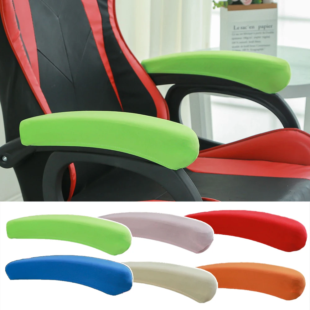 2pcs-Stretch-Office-Chair-Armrest-Covers-Dustproof-Computer-Chair-Arm ...