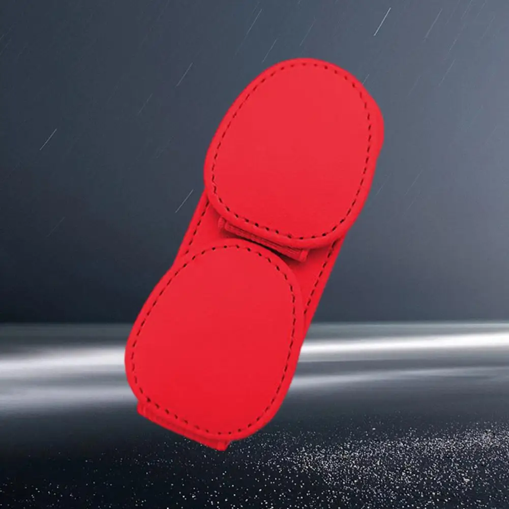 Protective-Eyeglass-Holder-Magnetic-Closure-Faux-Leather-Car-Visor ...