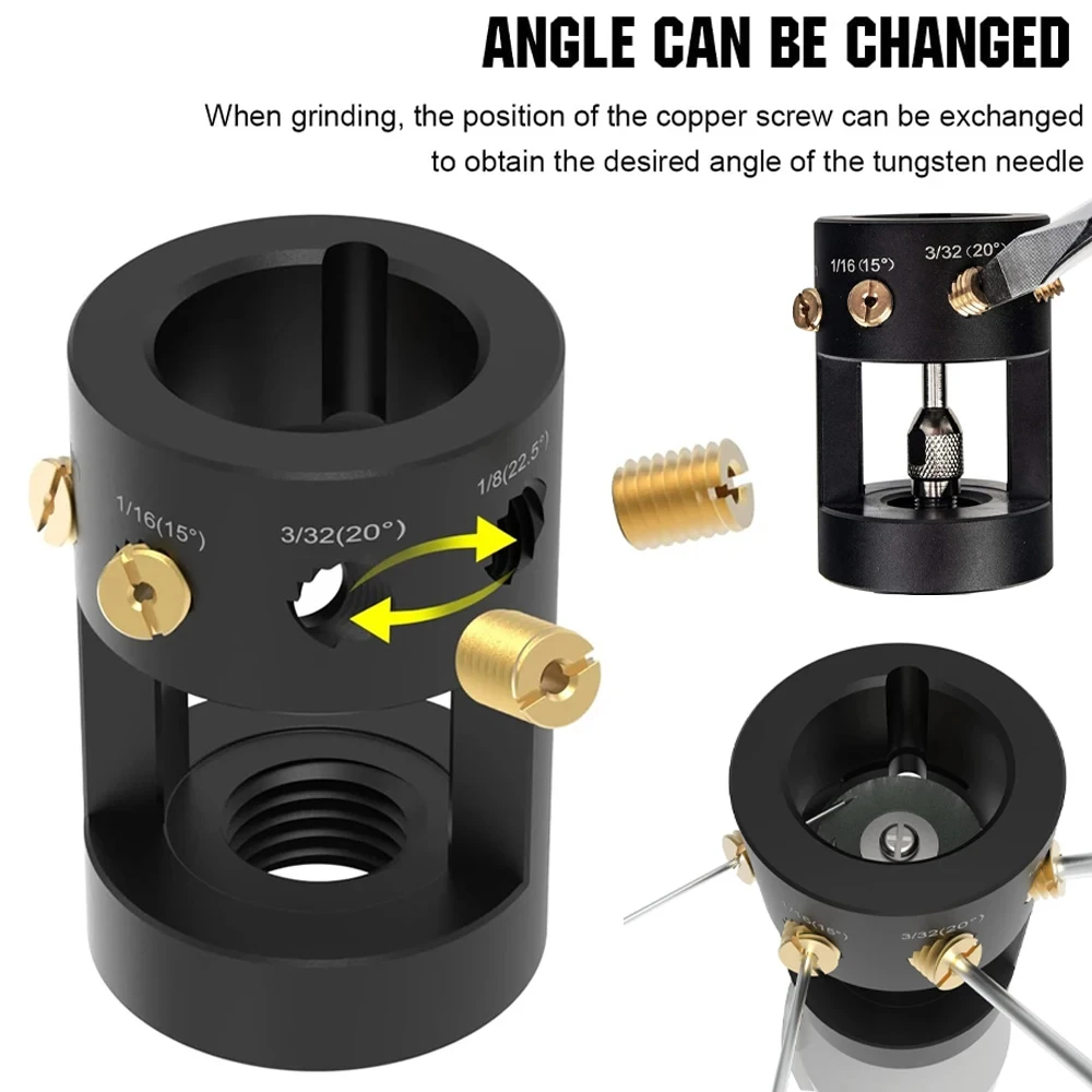 Tungsten-Electrode-Sharpener-Grinder-TIG-Welding-Tool-w-Cut-Off-Slot ...