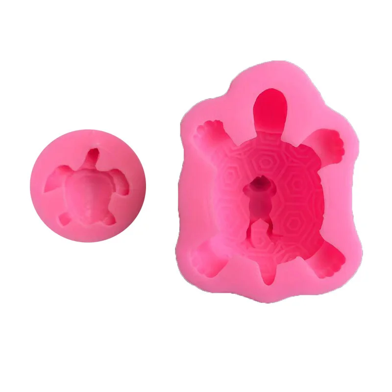Turtle Shape Silicone Mold Fondant Cake Baking Tool Kitchen Diy Dessert ...