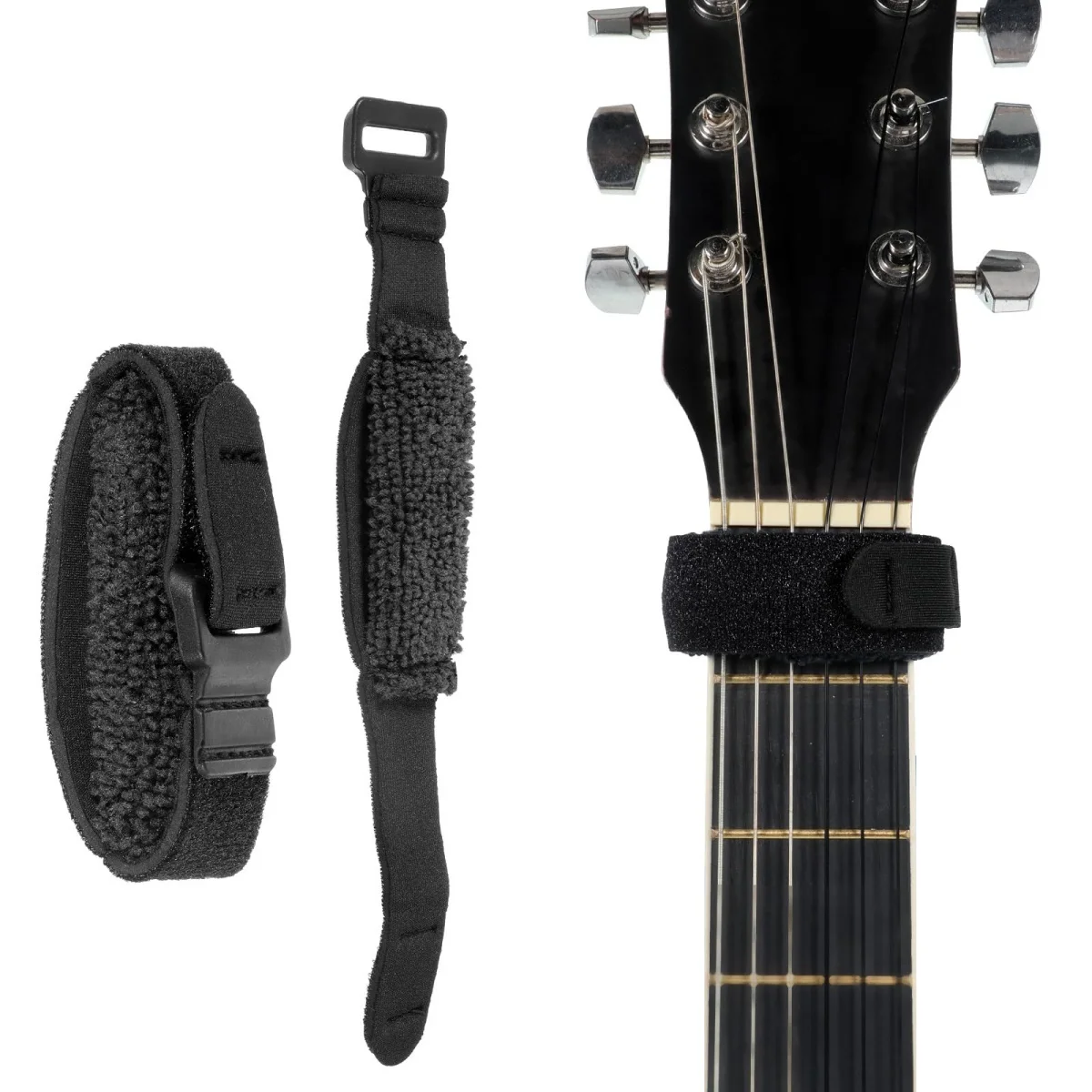 Miwayer Guitar String Mute Damper Black Fingerboard Mute Tape ...