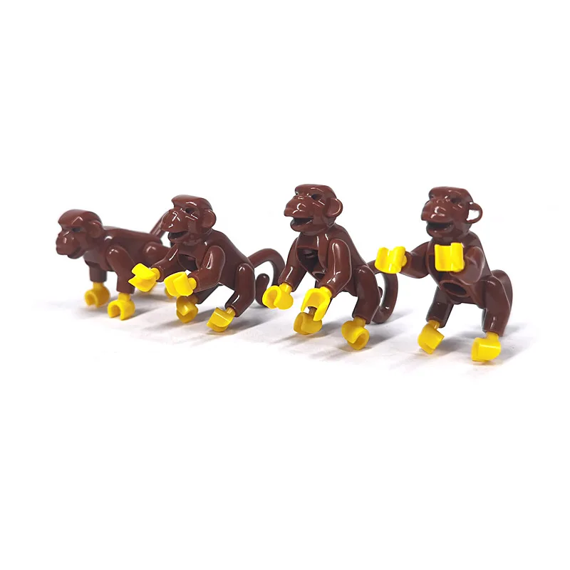 New-Animal-Forest-Jungle-Pastoral-MOC-Monkey-Orangutan-Farm-Ranch-Scene ...