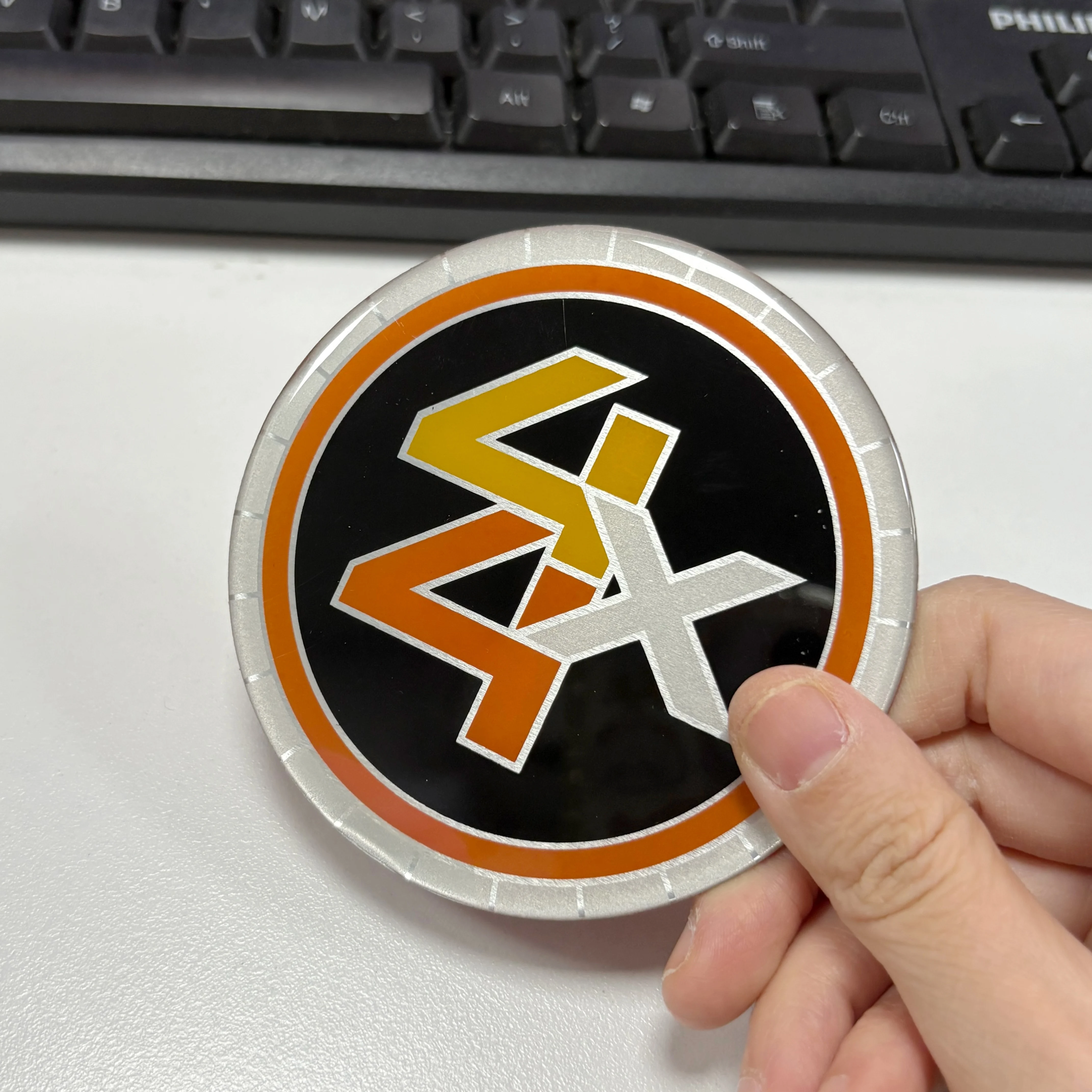 ROUND BADGE Wheel Center Cap 4X4 EMBLEM 6-LUG CHEVROLET 6lug 1500 ...