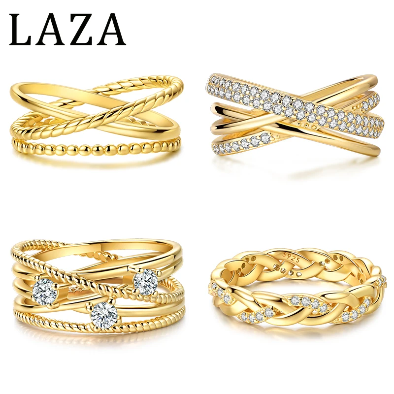 Anillos originales de plata de ley 925 para mujer, anillo de circonio ...