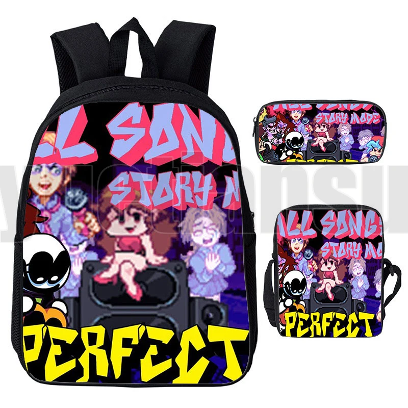 Hot Game Friday Night Funkin Bag 3D Print Primary School Bag 3 Pcs/Set ...