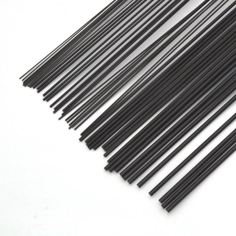 8pcs/lot Carbon Fiber Rods For RC Plane DIY Tool Wing Tube Quadcopter ...