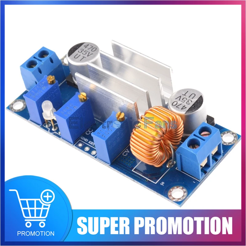 Automatic Protection! 5A Max DC DC XL4005 Step Down Buck Power Supply ...