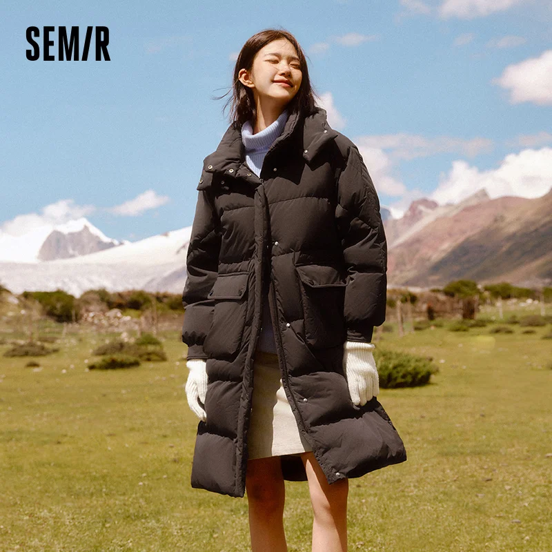 Semir Down Coat Women LongWaterproof Oil-proof Stain-proof Warm 2025 ...