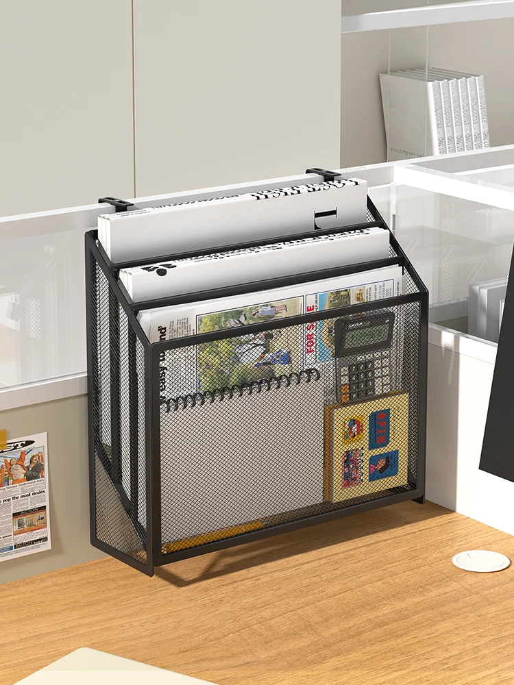 Folder-storage-rack-office-supplies-organizing-rack-home-desktop-multi ...