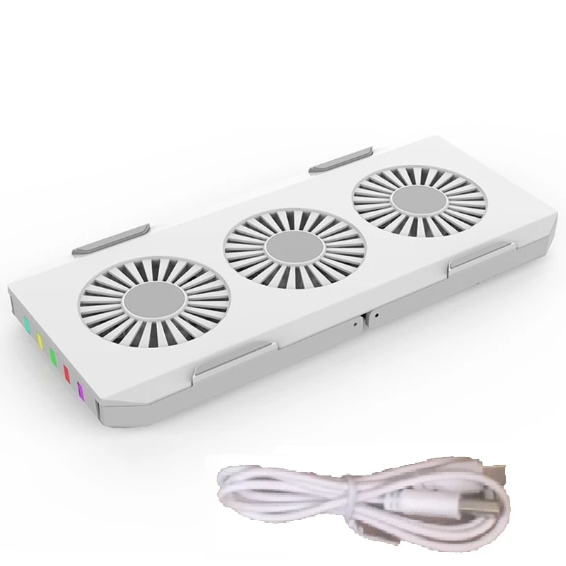 Upgrade-New-Laptop-Cooler-RGB-Gaming-Tablet-Fan-Holder-Foldable-and ...