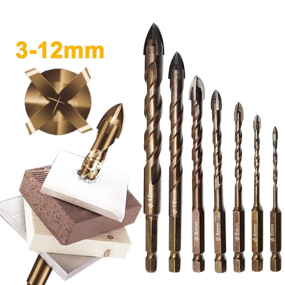 Сверла по керамике и камню, 3-6 мм, 4 штуки | AliExpress