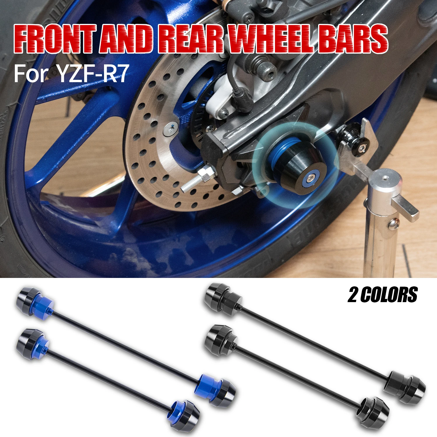 Front-Rear-Wheel-Fork-Axle-Cap-Crash-Protector-Slider-Spindle-Hub-For ...