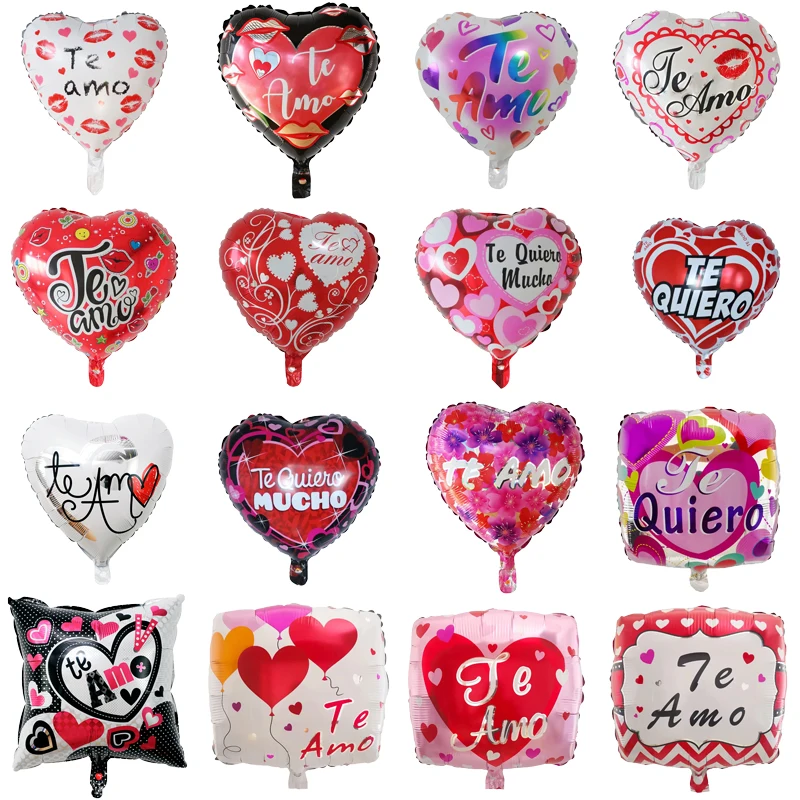 Te-Amo-globos-de-aluminio-con-tem-tica-espa-ola-decoraci-n-de-fiesta-D ...