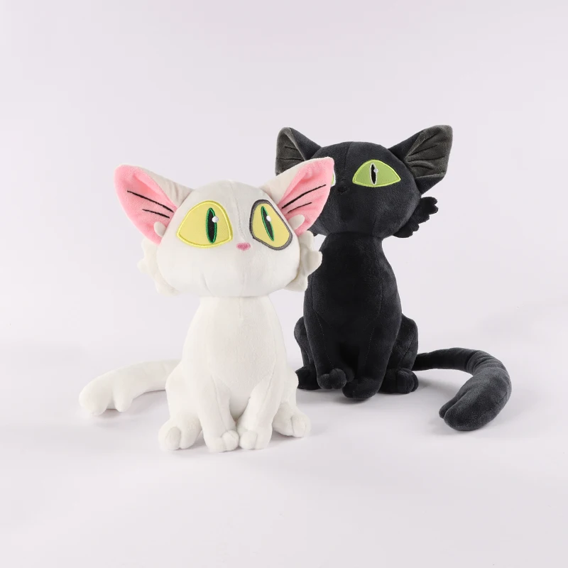 10/Lot Suzume No Tojimari Daijin Cat and Sadaijin Black Cat 30CM Plush ...