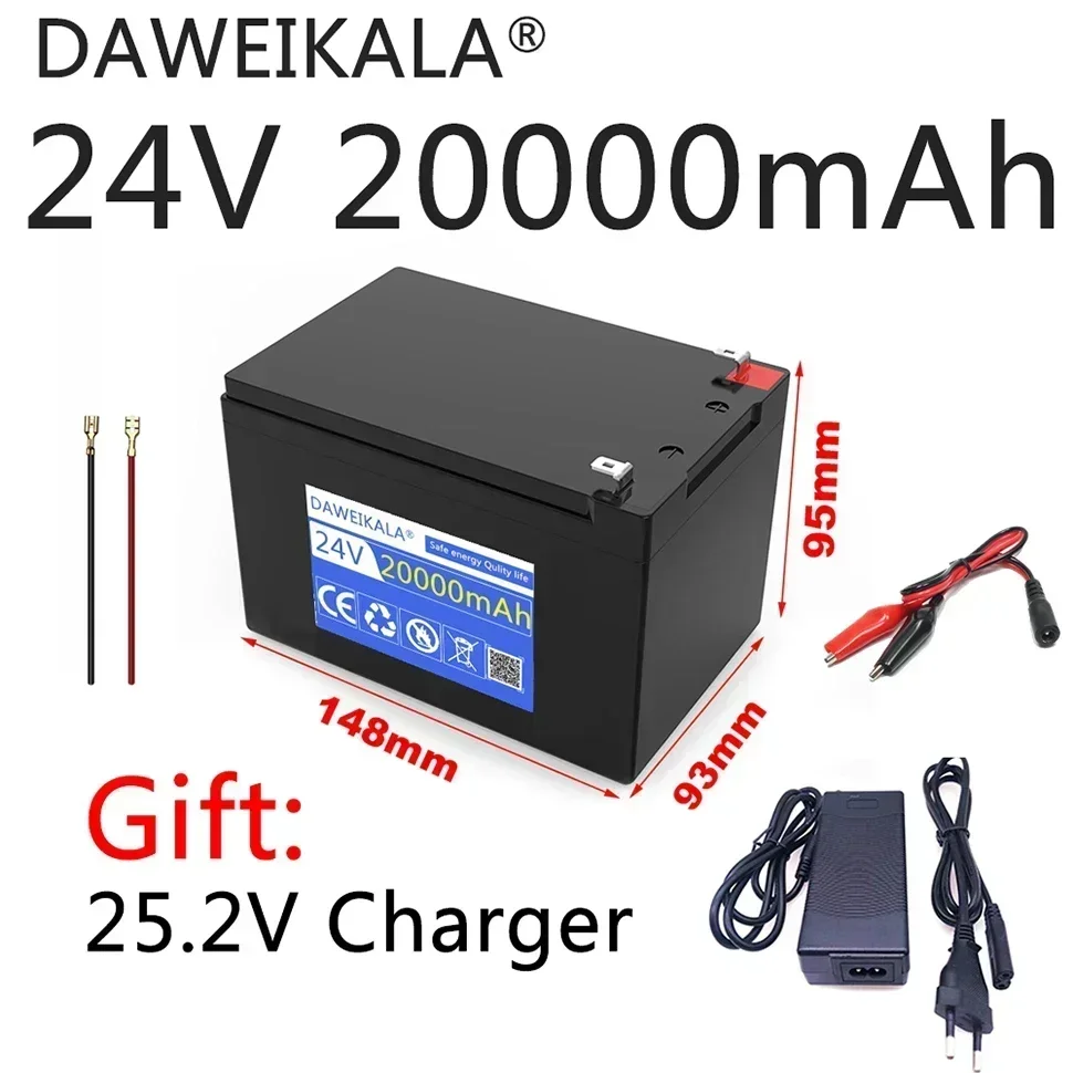 24V-Battery-20Ah-18650-lithium-battery-pack-Rechargeable-battery-for ...