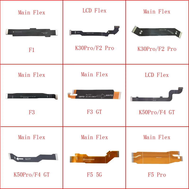 1pcs Main Motherboard Connector Flex For Xiaomi Poco F1 F2 F3 F4 GT F5 ...